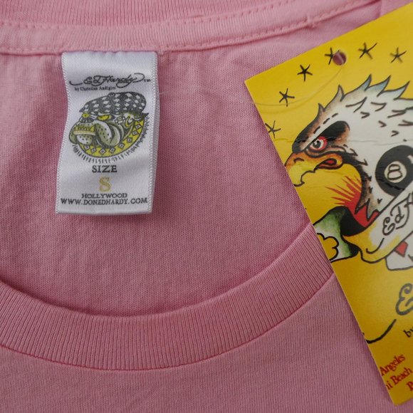 Ed Hardy | Tops | New Ed Hardy Designs Basic Tee Pink Unicorn Crew Neck ...